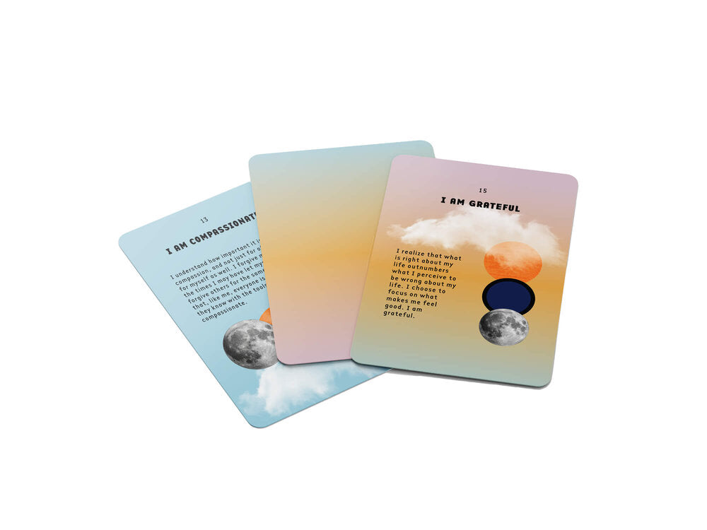 30-Card Deck of Affirmation Cards with Positive I AM Affirmations | I ...